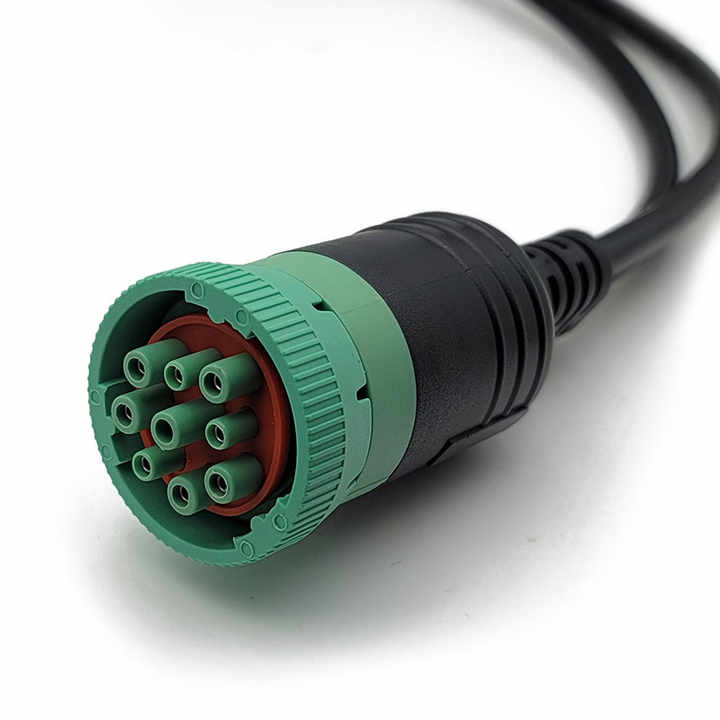 Deutsch 9 Pin Diagnosctic Tool Female Male Auto Plug Waterproof ...