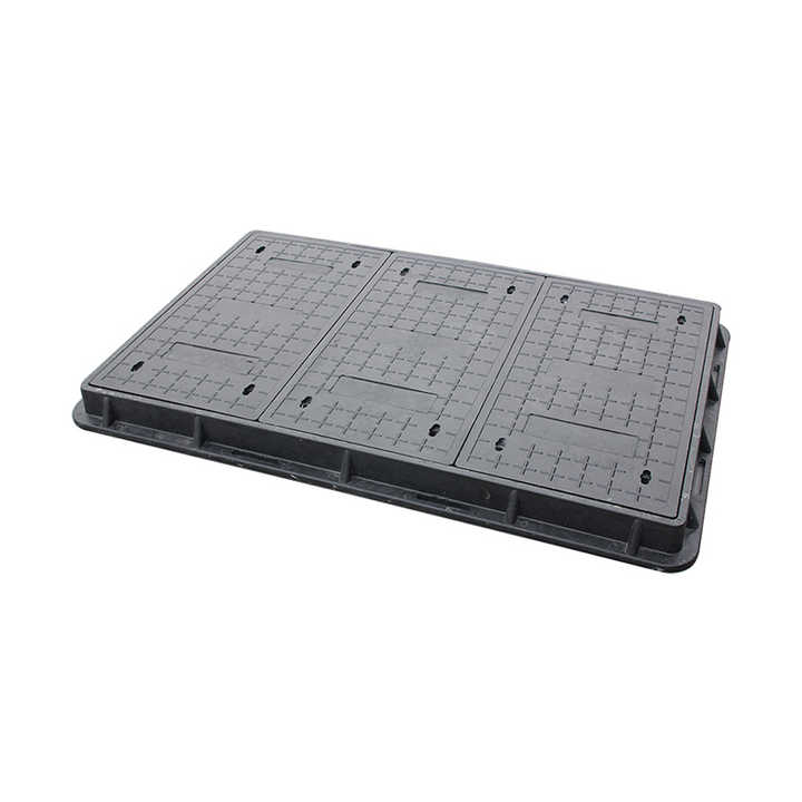 Watertight FRP Telecom Round Manhole Covers Waterproof SMC Base Station ...