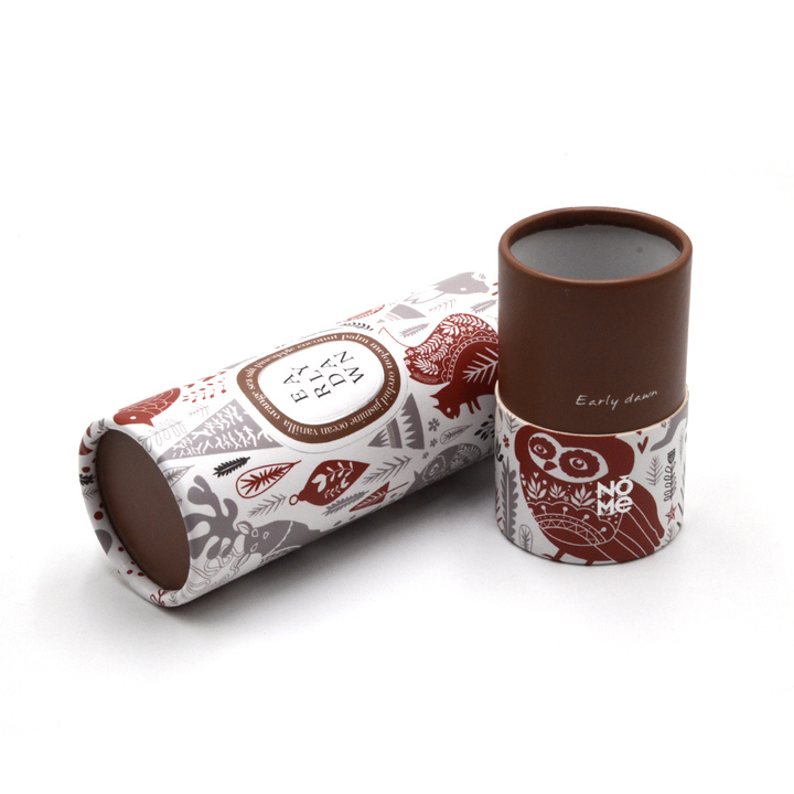 Custom Luxury Design Cylinder Box for Cosmetic Essential Oils Skincare ...
