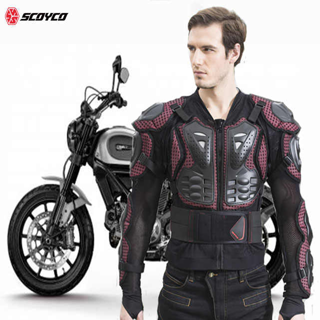 SCOYCO Men's Full Body Motorcycle Jacket - Motocross Racing