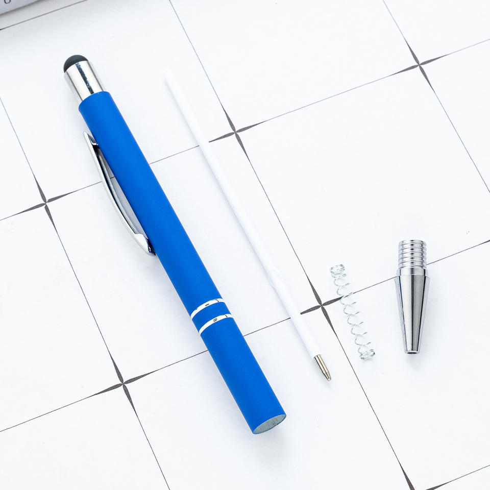 Metal Push Glue Pen Multi-Color Capacitive Touch Screen Ballpoint Pen ...
