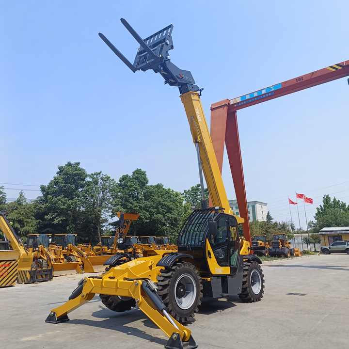 14m Telescopic Boom Crane Forklift Telehandler Handler Truck TH1440 in ...