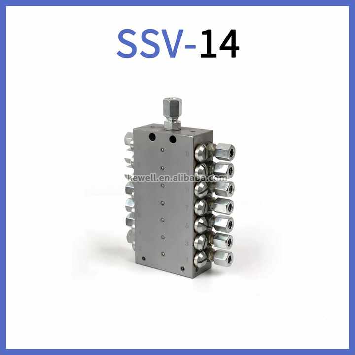SSV10Manifold Progressive Lubrication Lobe Metering Grease Dispenser ...