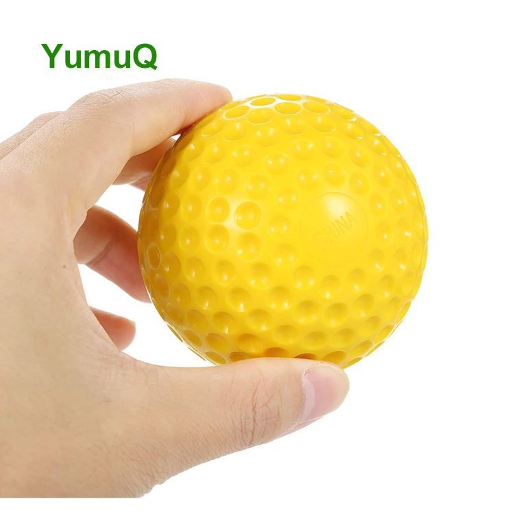 YumuQ 9 Inch 5 OZ Weight Custom Printing Logo Cricket Pu Foam Ball ...