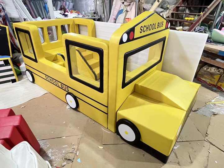 Soft play school bus fire truck climber kids fire truck climber ...