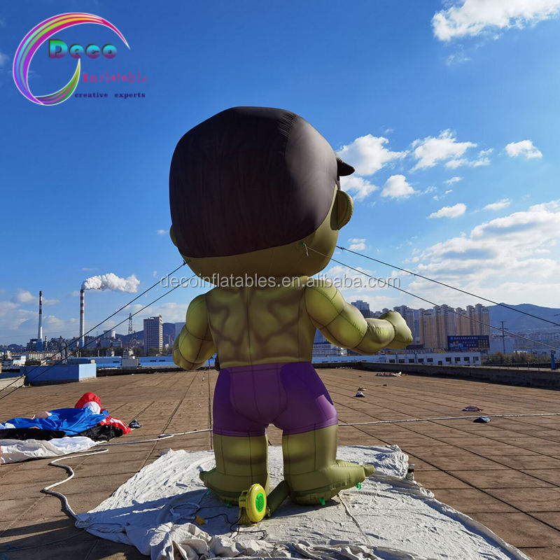 High Quality Inflatable Cartoon Charater Model Green Inflatable Hulk ...