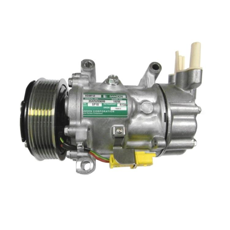 OE# 64522758145 64522758433 Sanden 6V12 AC Compressor for Citroen C3 ...