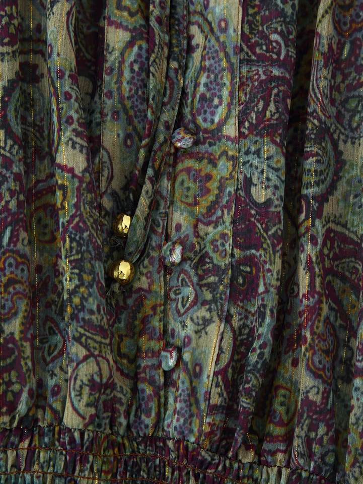 KAR&OT ZA 2025 Winter New Arrival Women's Layered Metallic Line Round ...