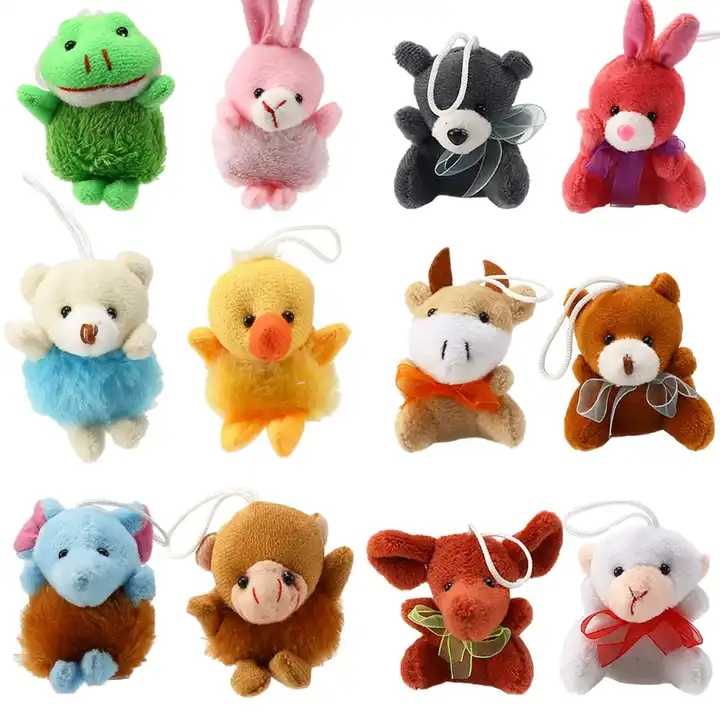 Mini Stuffed Animals & Plush Toys - Perfect Gift Set