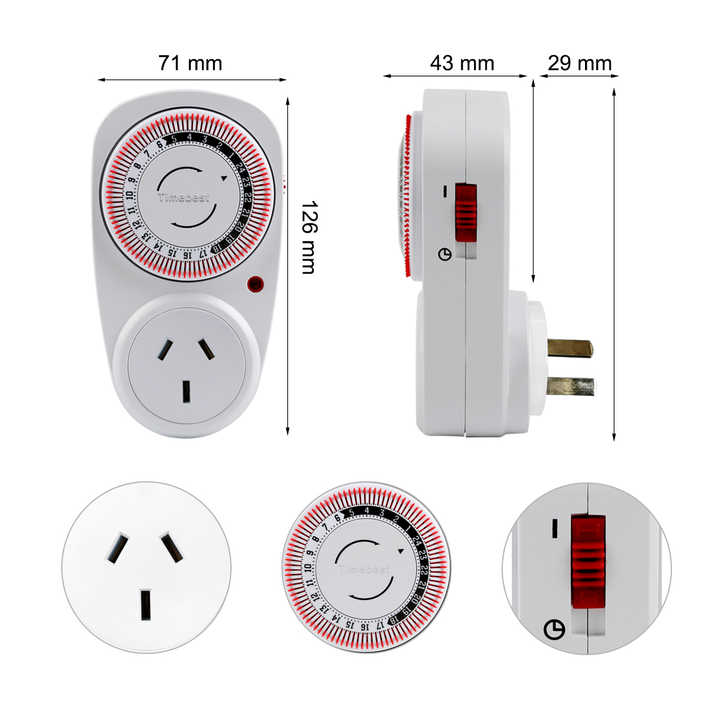 Programmable Clock Countdown Socket Timer Switch - Hitung Mundur Waktu