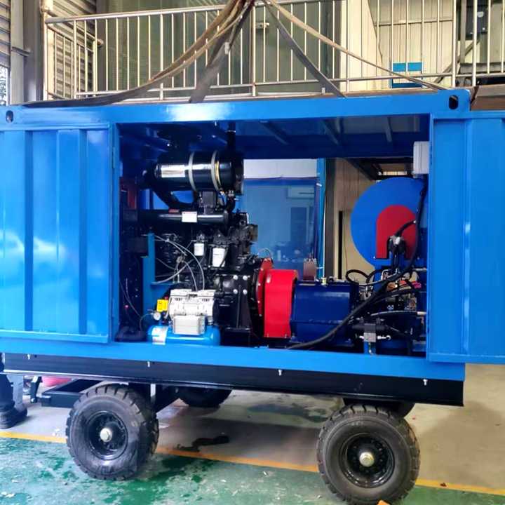 70-1200mm Large Sewer Drain Pipeline Cleaning Equipment High Pressure Hydro Jetting Machine ...