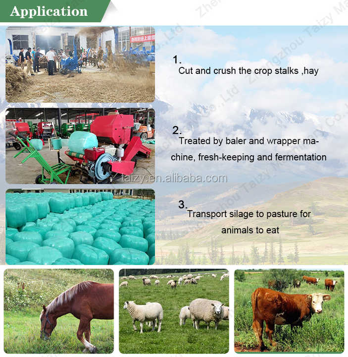 2025 Full Automatic Diesel Engine Round Straw Mini Hay Baler