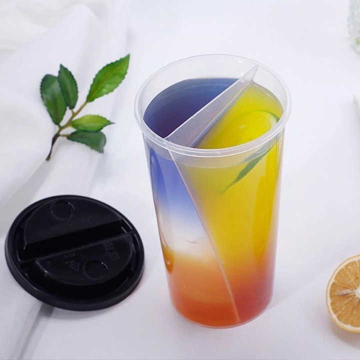 Disposable Transparent Food Grade pp 2 Twin Couple Share Enjoy Double ...