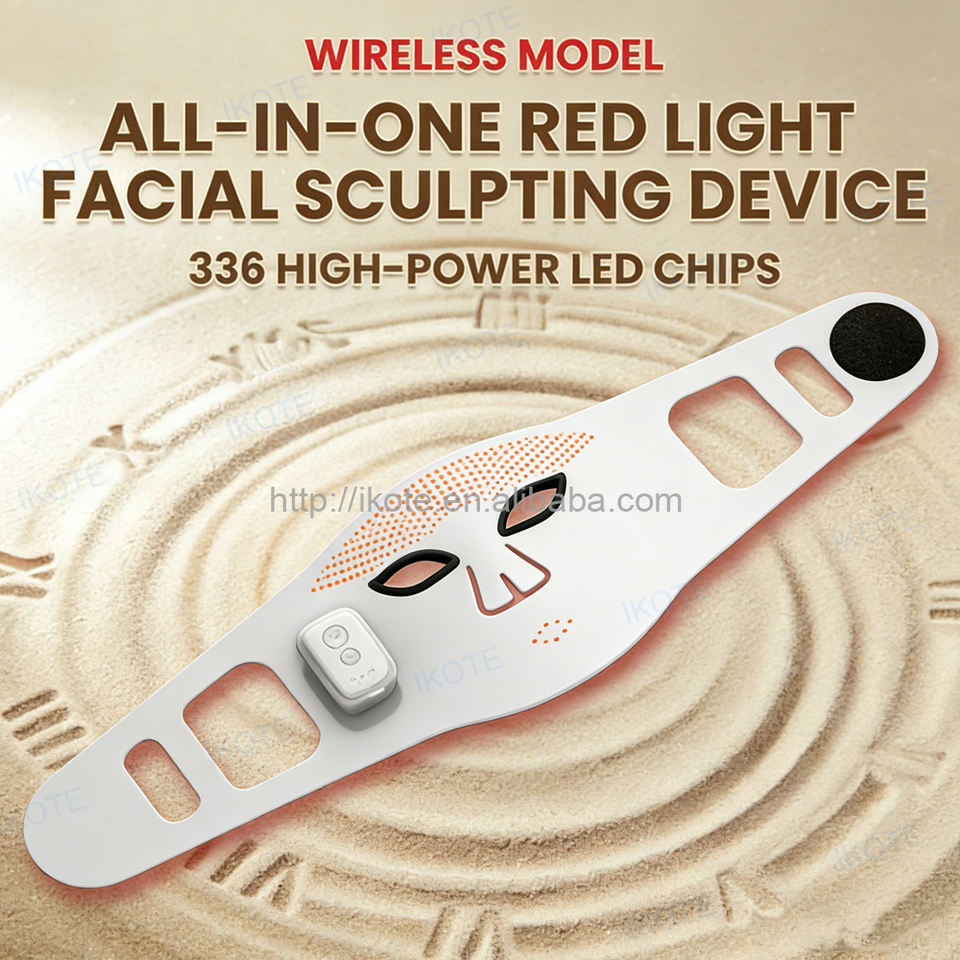 Pro Grade Red Light Therapy Mask Wireless Silicone LED Face Mask 4 ...