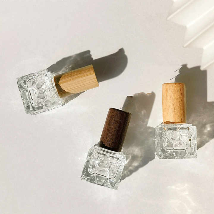 Empty Cube Glass Perfume Spray Bottle 10ml Mini Refillable Glass Spray ...