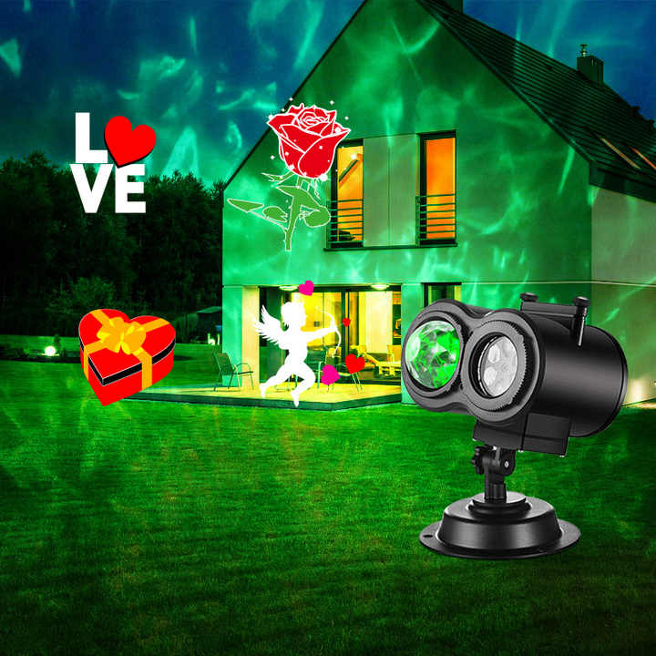 16 Patterns Sky Laser Projector Outdoor Christmas Projection for ...