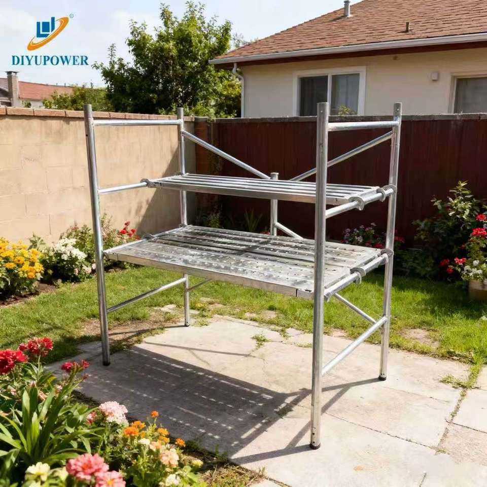 EN131 Certified Galvanized Steel Telescopic Scaffolding Portable ...