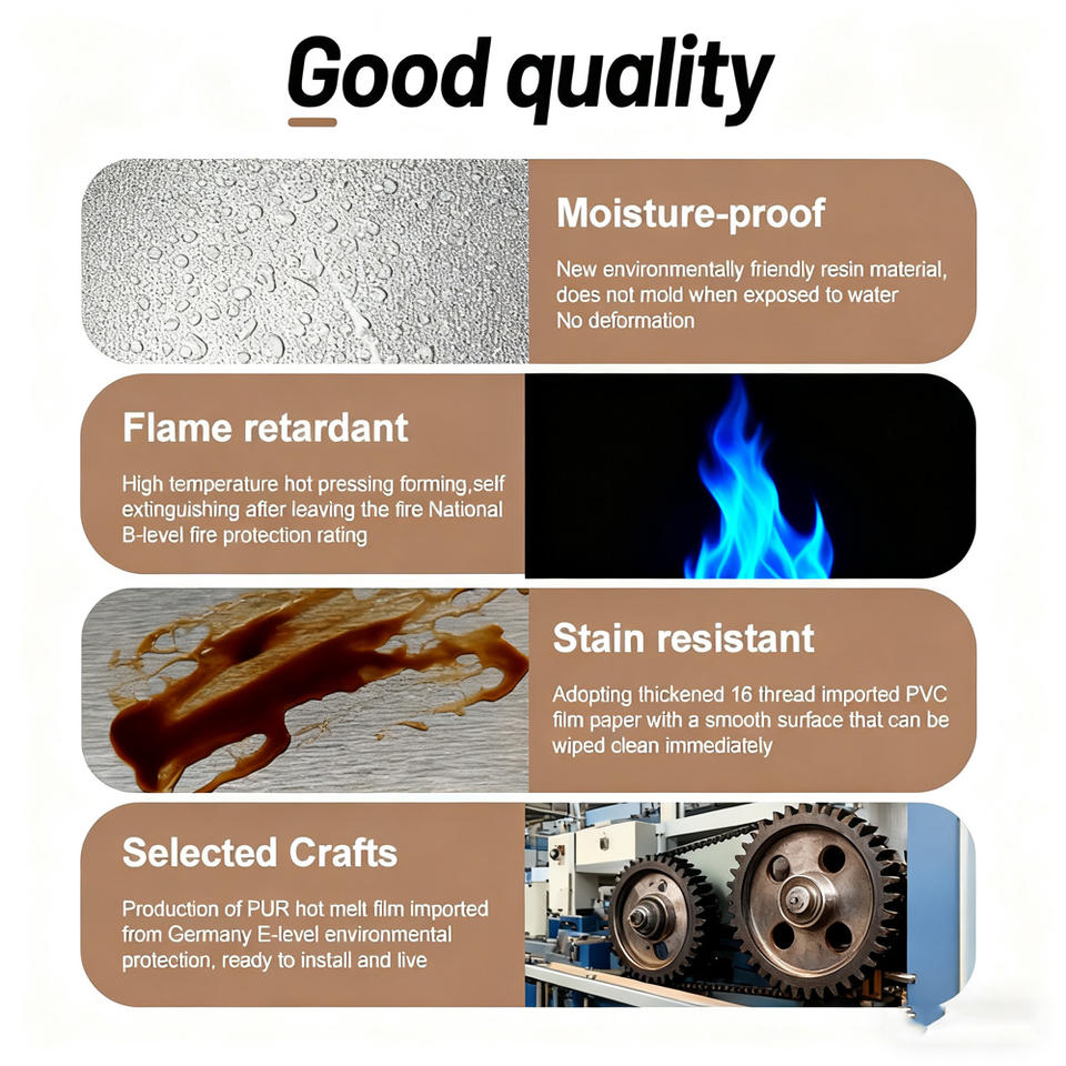 Metallic Finish PVC Wall Panels for Commercial Interiors - Scratch ...