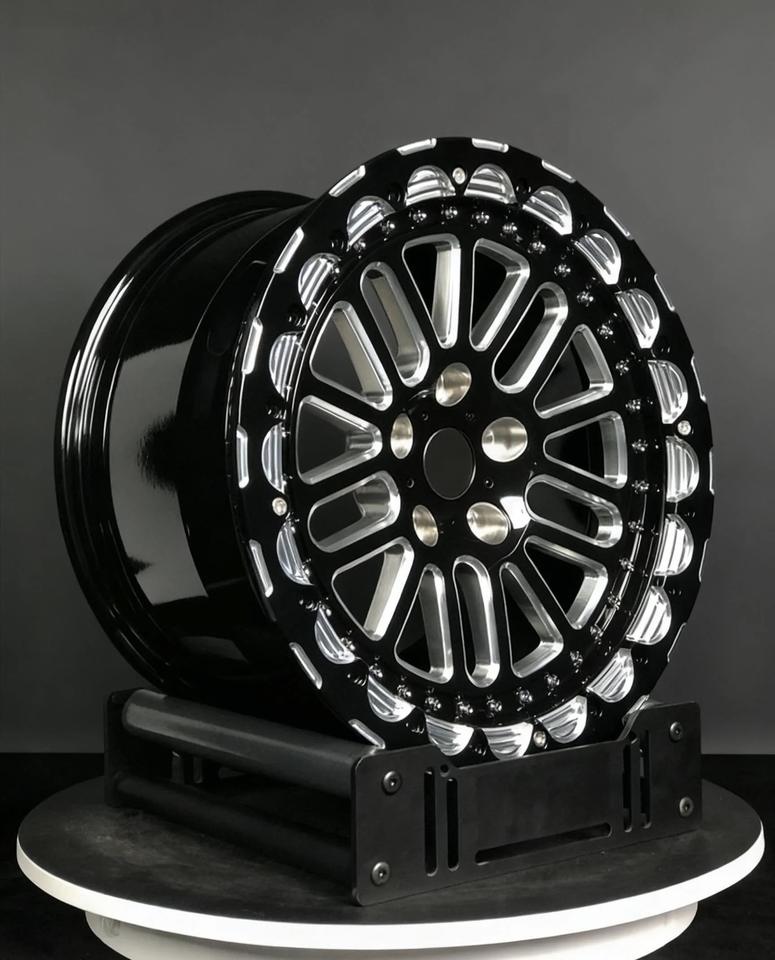 Vorgin Forged Belak Racing Wheels Silver Finish Beadlock 17/18inch 5* ...