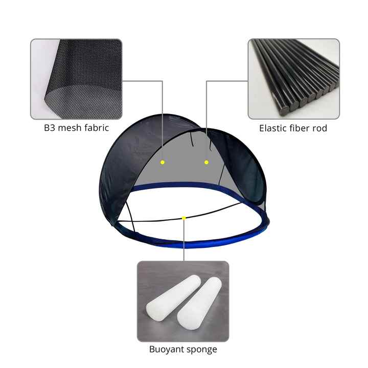 Single Sunshade Mosquito Net Tent - Quick-Opening & Waterproof