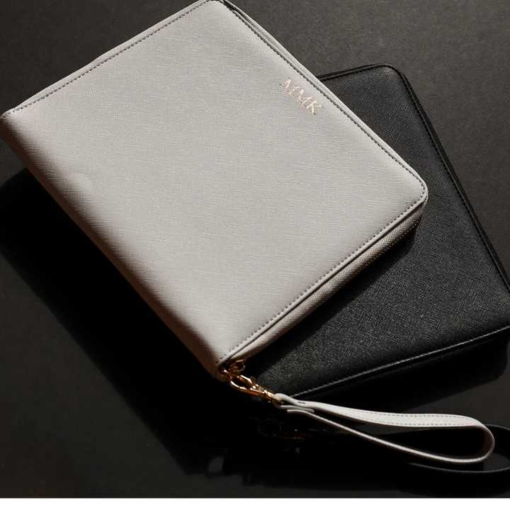 Personalized Travel Document Folder Wallet Organizer A4 Size Notebook ...