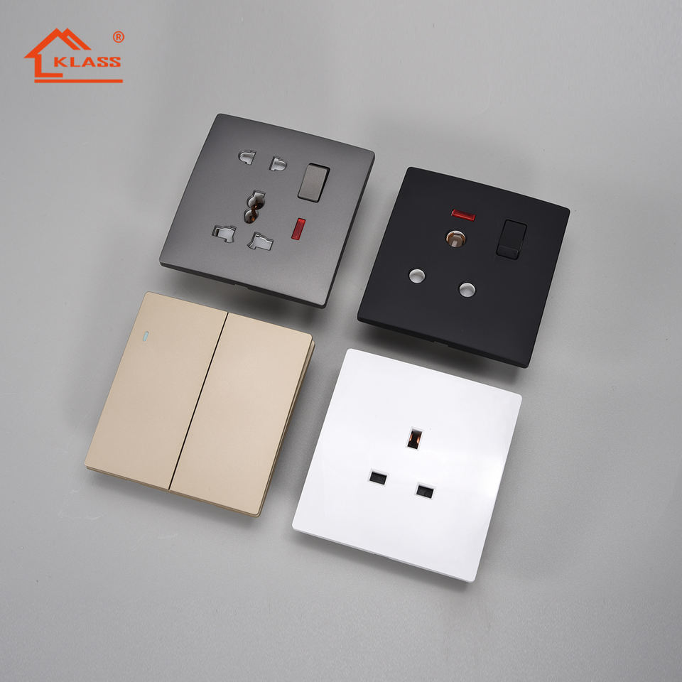 KLASS Single Pole/Double Pole 16A 250V British UK Standard Ultral-Thin ...