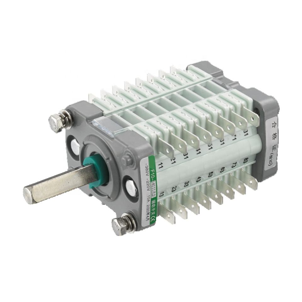 F10-16 HV Circuit Breaker Changeover Switch 8NO8NC Rotary Auxiliary Switch