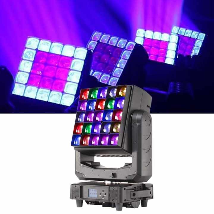 Magic Panel LED Pixel 5X5 25 piezas 40W LED Matriz cuadrada Cabeza ...