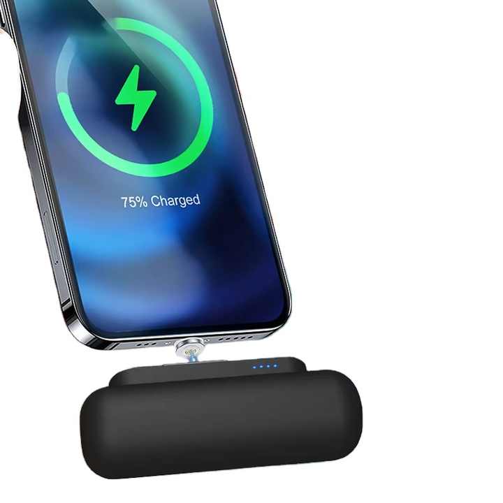 3000mah Power Bank - Portable 3 in 1 Magnetic Travel Capsule