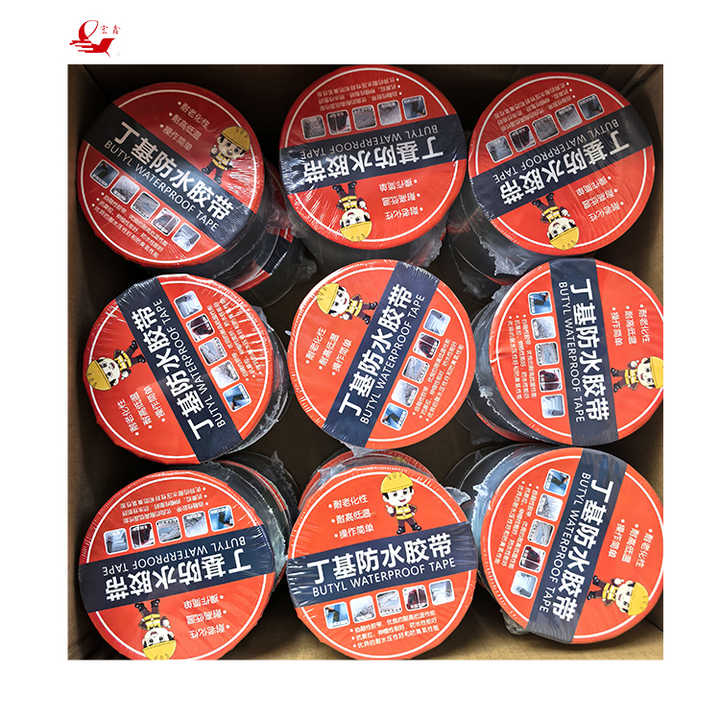 Super Strong Rubber Self Butyl Waterproof Adhesive For Fix Roof ...