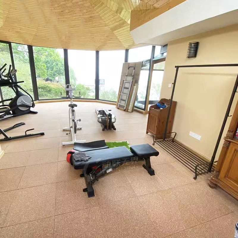 Multi-functional Rubber Gym Flooring Tiles Anti Skid EPDM Gym Rubber ...