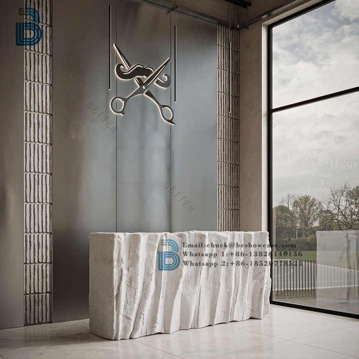 Professional Barber Shop Equipment Barber Shop Reception Desk ...