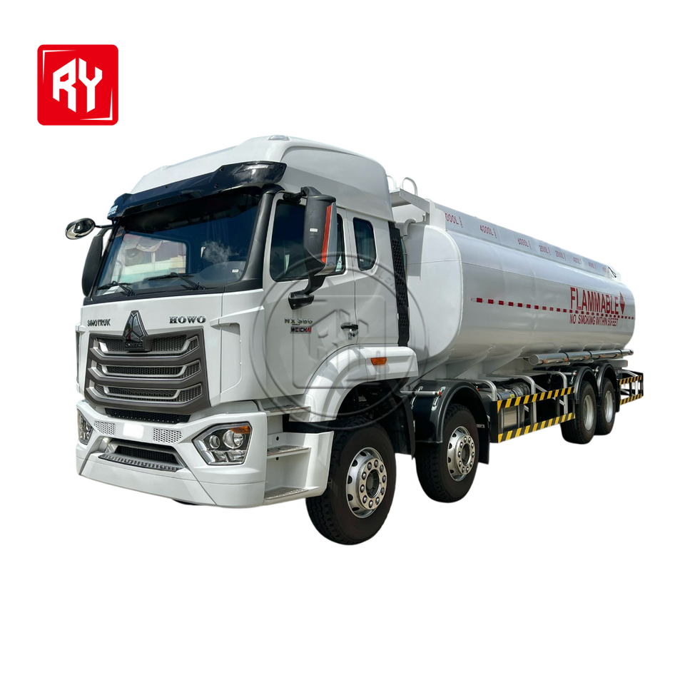 HOWO 6x4 Oil Tank Truck with Alloy Tank Long Distance Fuel Transport ...