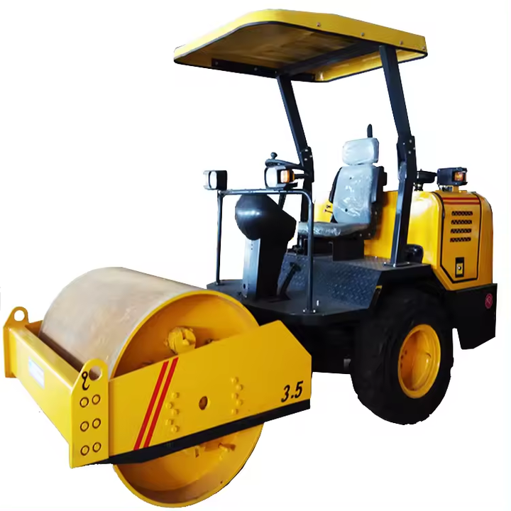 1 Ton Compactor Vibratory Roller Hydraulic Vibrating Road Roller ...