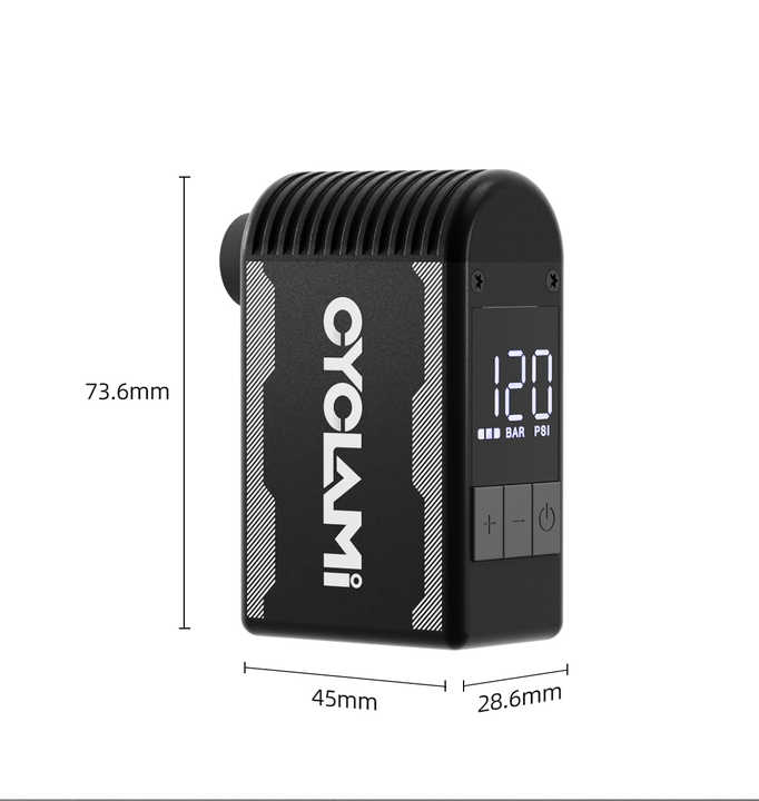 CYCLAMI A2S Portable Electric Bicycle Air Pump 120PSI