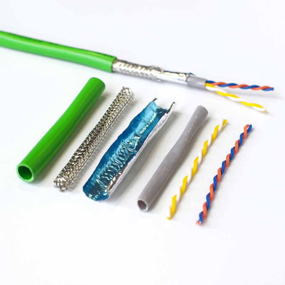 PROFINET Type-A Industrial Ethernet Cable, IE FC TP Standard GP 2*2 ...