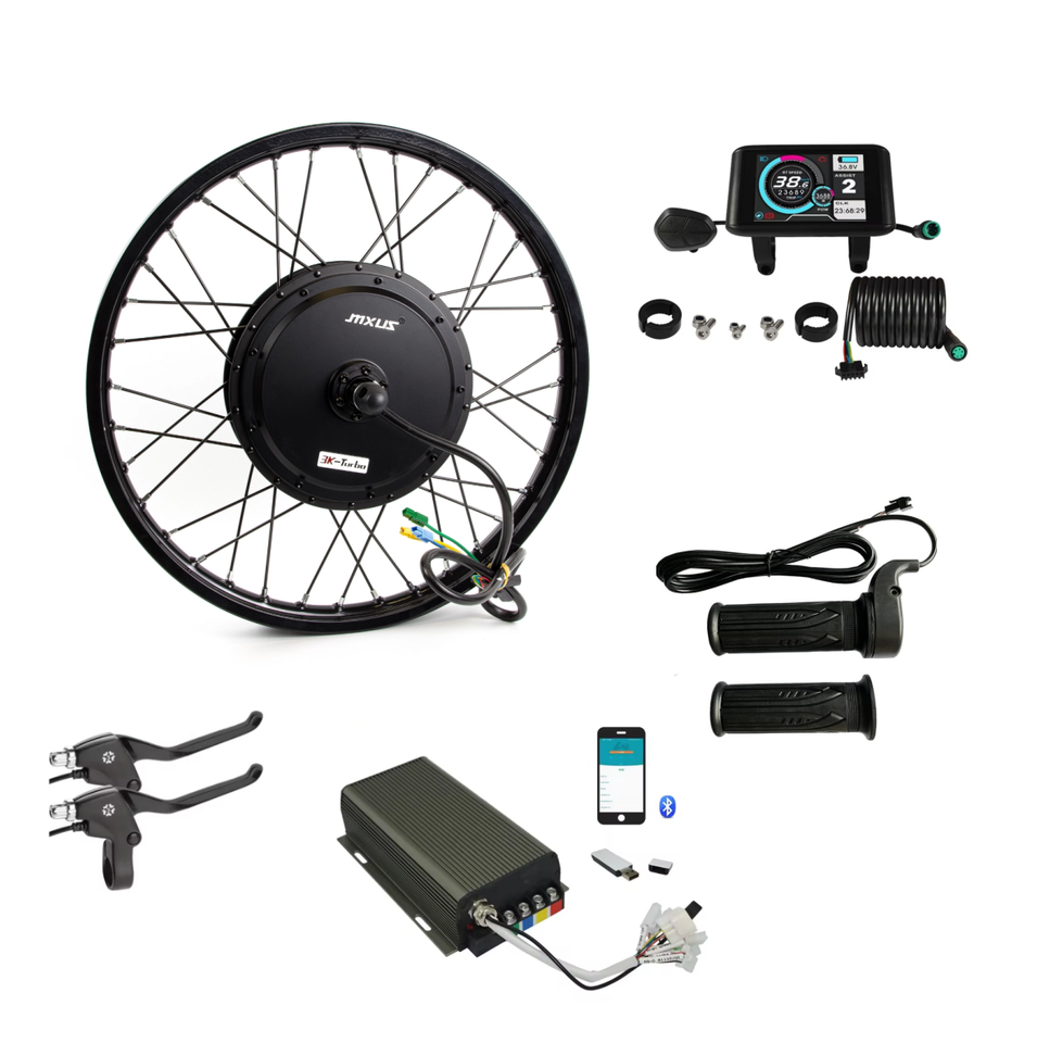 MXUS Best Quality 72v 3000w Double Hall Sensor 3K Turbo Electric ...