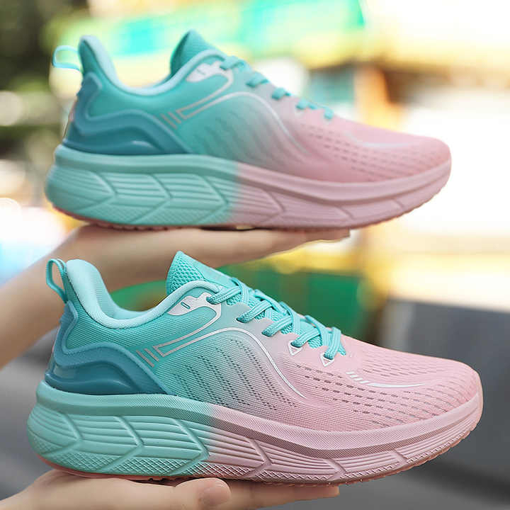 Custom Breathable Lightweight Men's Running Sneakers - OEM