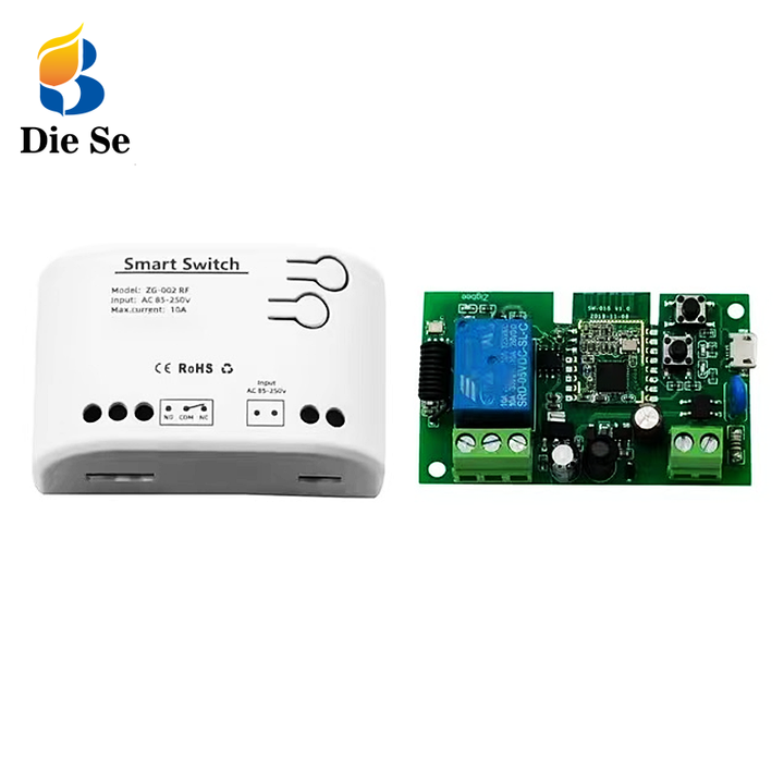 220v 10a Wifi Relay Switch Board 1ch Timer Delay Ewelink App Control ...