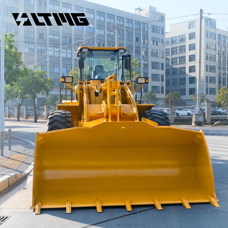 For 5 Ton Front Wheel Loader with Weichai Engine 3m Bucket 1 Year ...
