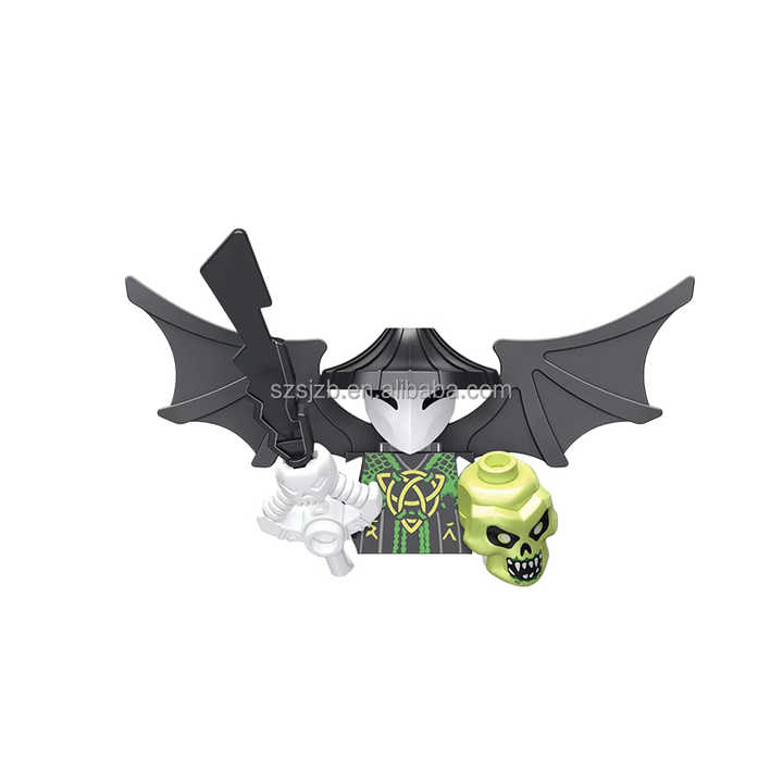 Mr. E Cole Nya Skeleton Wizard Fangdam Snike Lloyd Morro Set Model ...