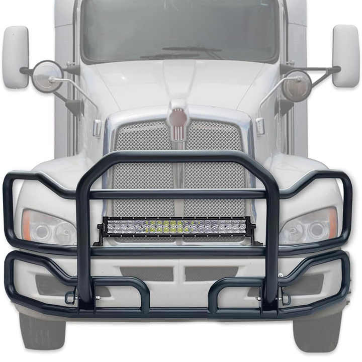 Front Bumper Guard for Truck Deer Guard with Bracket Grill For Semi ...