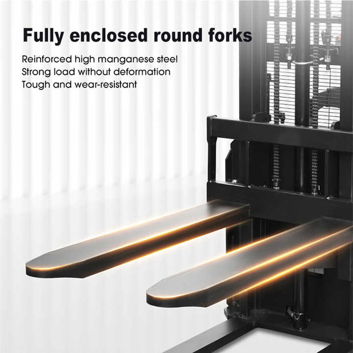 Full Electric Pallet Truck Stacker Forklift 2t Self Lift