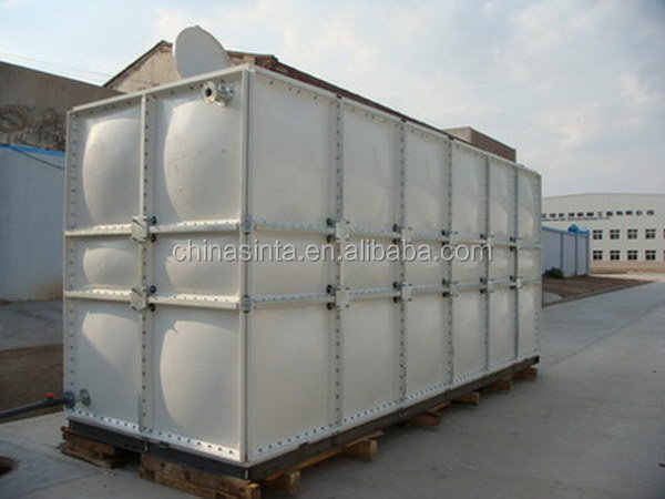 Uganda Water Tank 40000liters HDG Galvanized Steel Storage