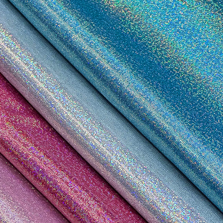 Iridescent Laser Fabric - 95% Spandex, 5% Polyester