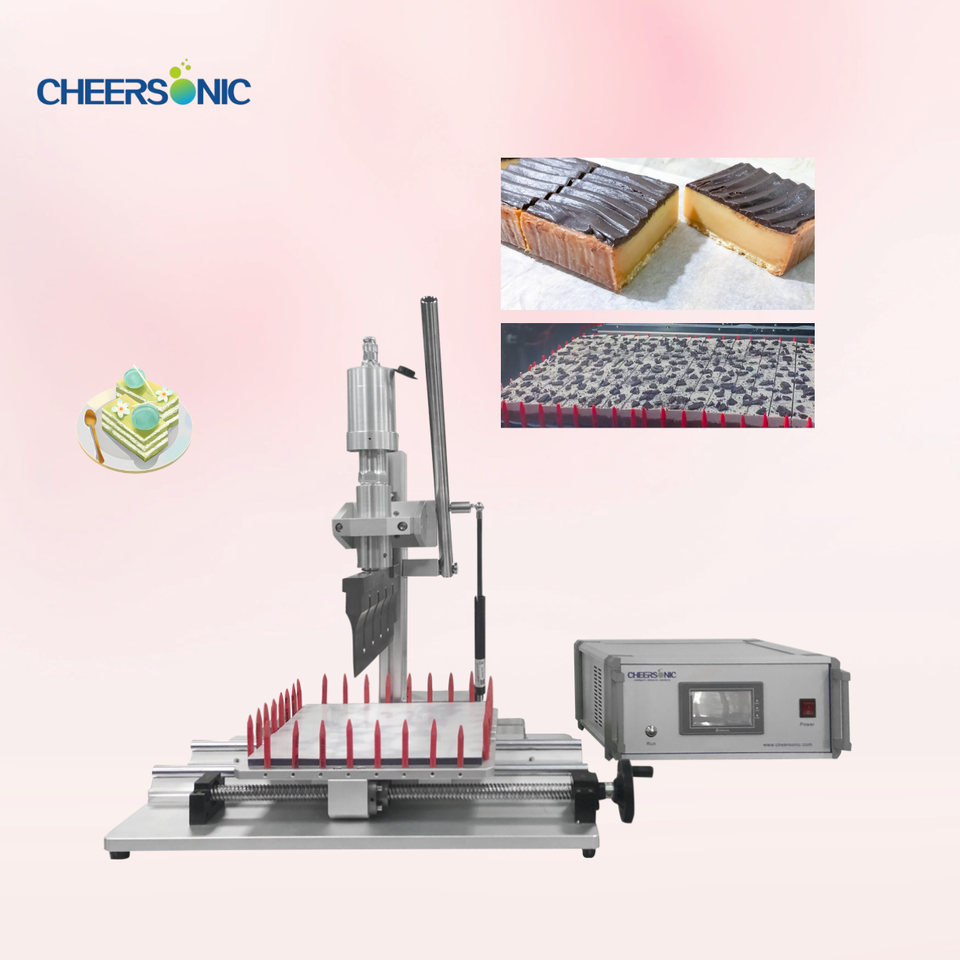 CHEERSONIC Ultrasonic Nougat Cutter Machine 1600W 220V for Cake Cutting ...