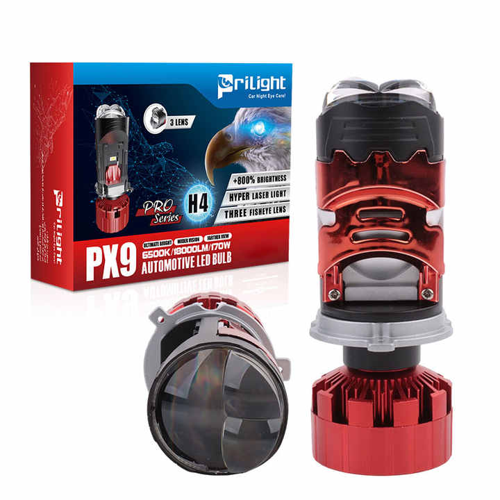 Auto Lighting System Mini Led Projector Lens H4 170W 18000LM 6500K Car ...
