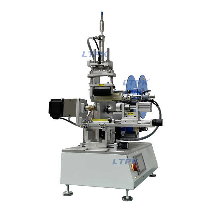 Semi Automatic Beer Bottle Labeling Machine Roll Sticker Label Applicator Labeling Machine for ...