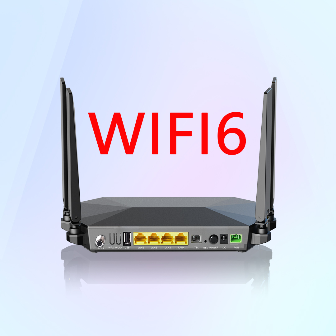 GPON CATV ONU - 4GE+WiFi+POTS Fiber Optic Terminal