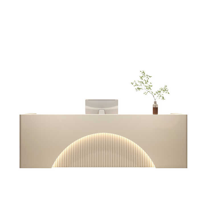 Customizable Beauty Salon Reception Counter - Modern & Eco-friendly
